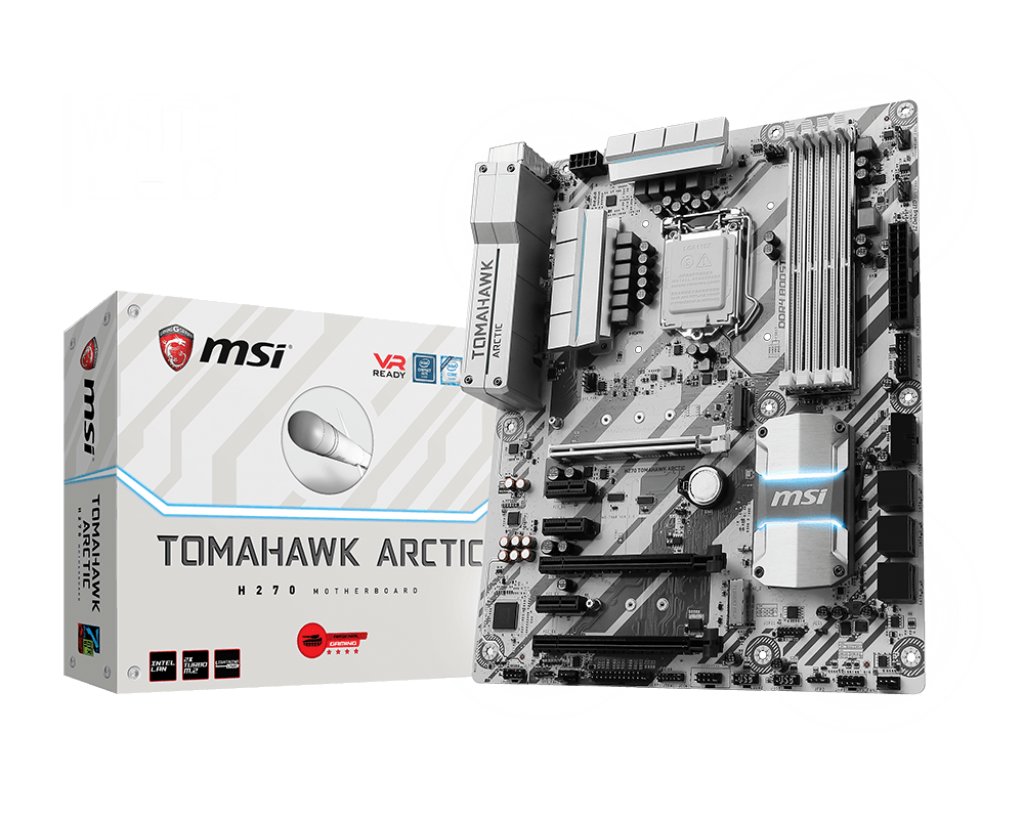 MSI H270 Tomahawk Arctic - Motherboard Specifications On MotherboardDB